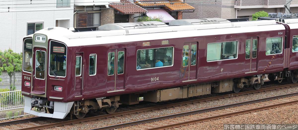 阪急電鉄 9104 の写真です